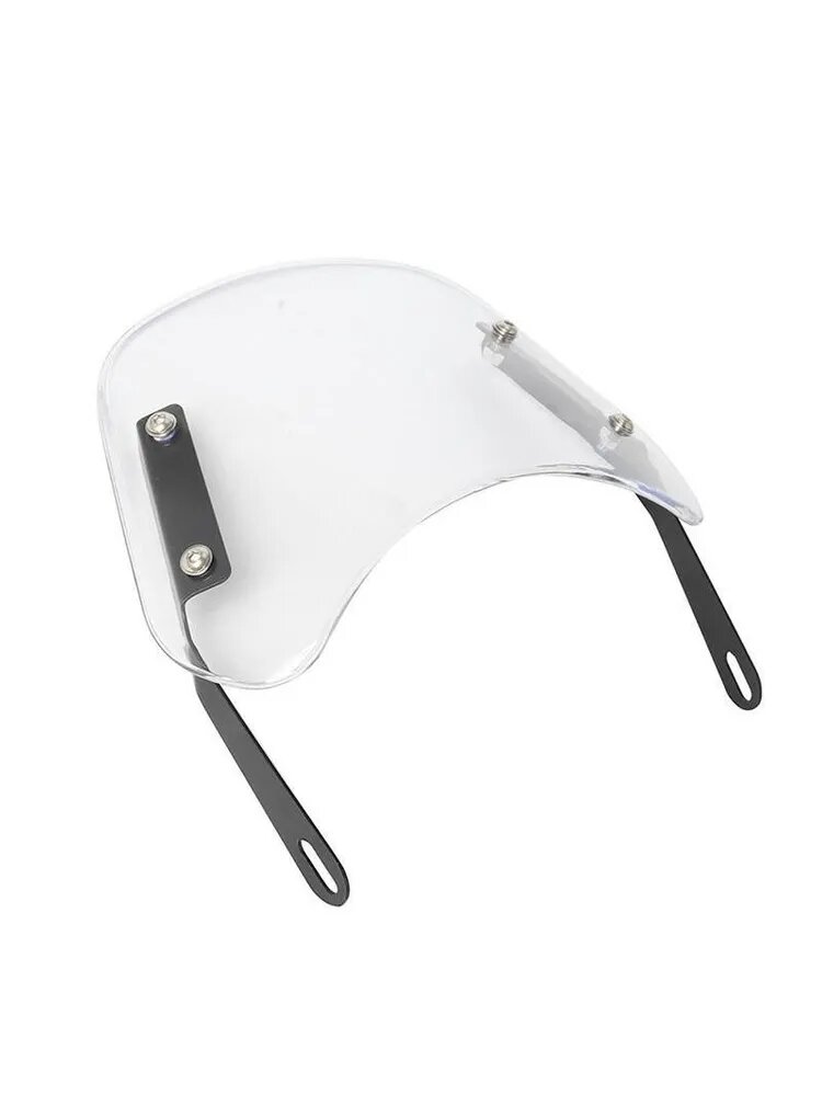 Лобовое стекло мотоцикла универсальное 6.5-9.45 дюймов для Harley Honda Yamaha Kawasaki Suzuki