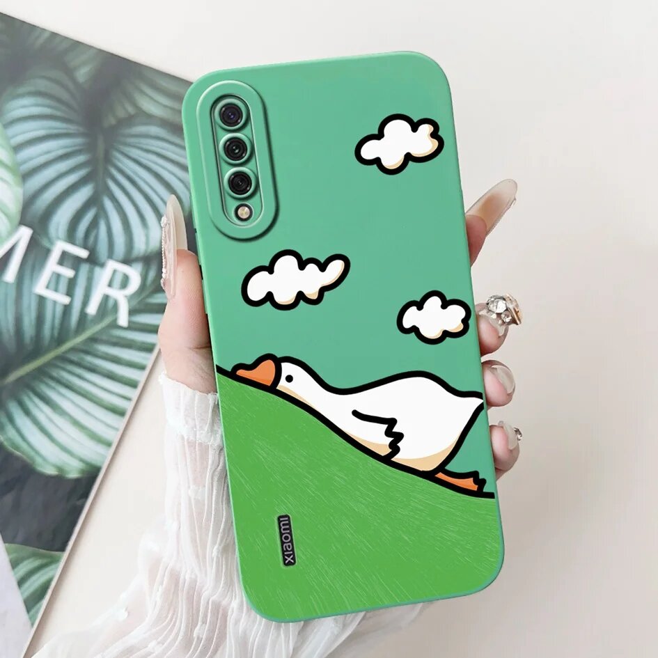 Для Xiaomi Mi A3 Чехол MiA3 Противоударный чехол Милый мультяшный Зеленый, TYlv1941, Xiaomi Mi A3