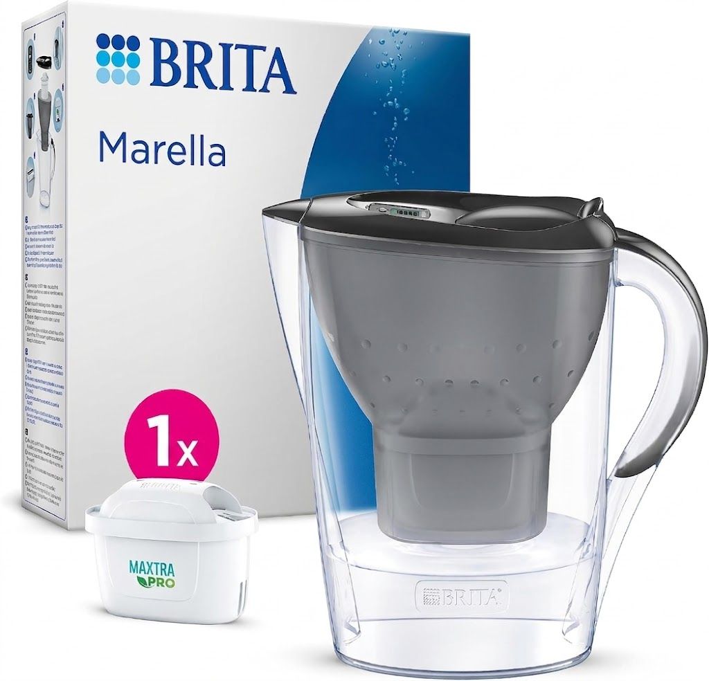 Кувшин для очистки воды Brita Marella XL 3,5 л с графитовым фильтром