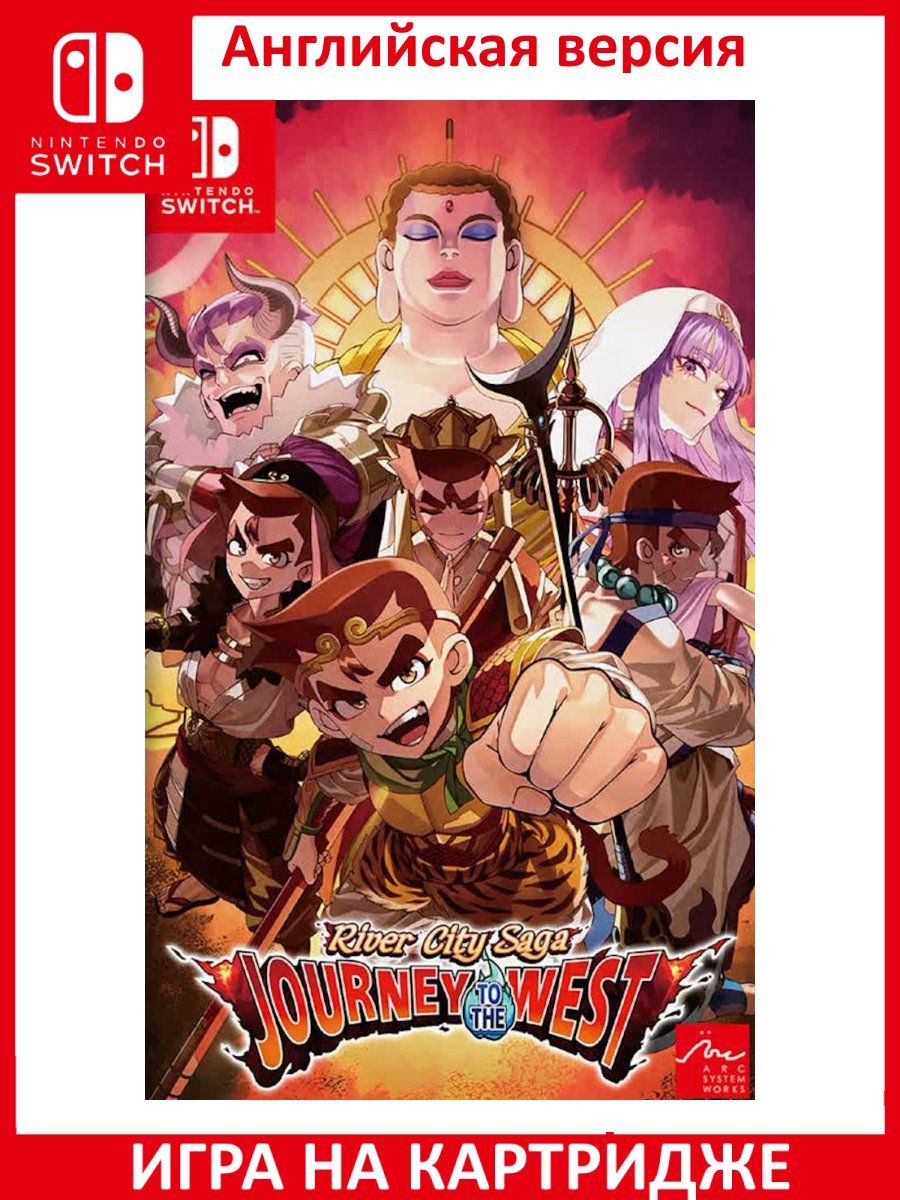 Игра River City Saga: Journey to the West Switch Картридж на Nintendo Switch Английская версия