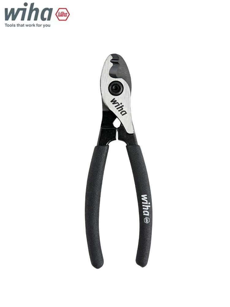 Wiha 46691 Black Forest Многофункциональные кабелерезки 160 мм, компактные, удобны для переноски и хранения.