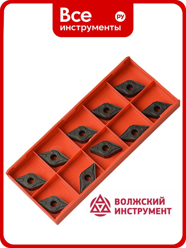Пластина DNMG150608-GM HR8150 10 шт Волжский Инструмент 3503033