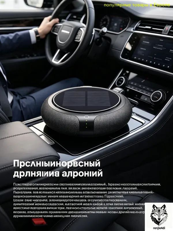 Очиститель воздуха автомобильный, арт. Компактный автомобильный очиститель воздуха / Ионизатор для удаления формальдегида и неприятных запахов