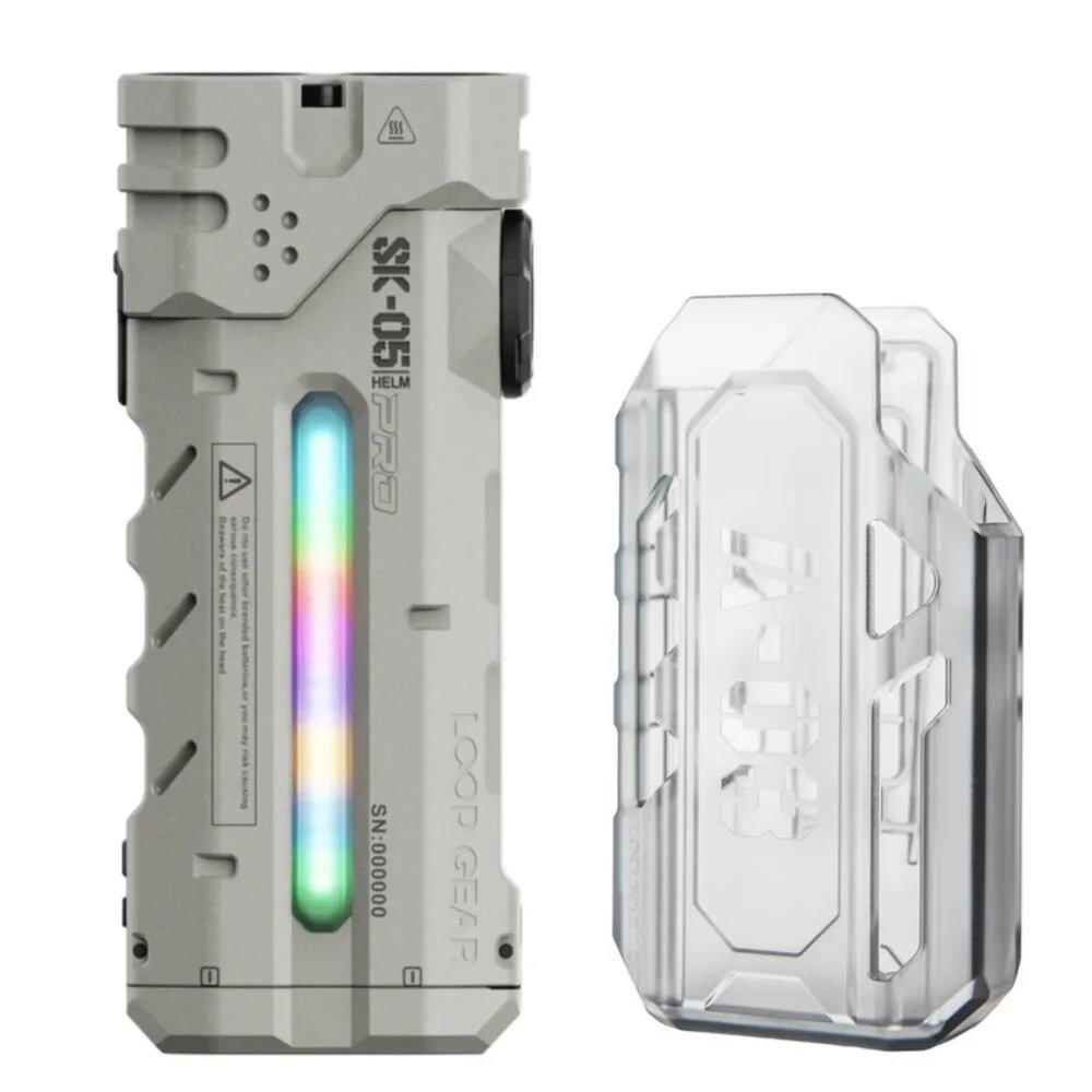 Фонарь LOOP GEAR SK05 Pro серебристый 8000 мАч
