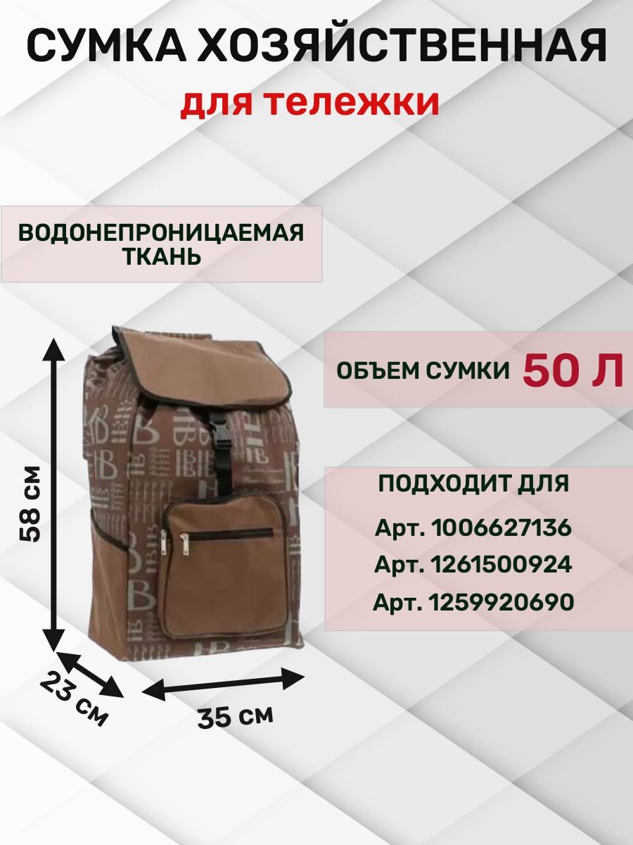 Сумка тележка