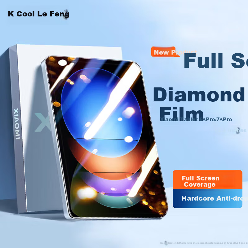 Kulefeng стеклянная защитная пленка для планшета Xiaomi Pad 7S/6S Pro 12.4 дюйма, полное покрытие, HD, ультратонкая,