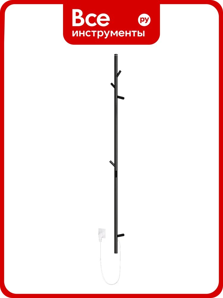 Электрический полотенцесушитель VENTSFERA HeatBranch с таймером CV-1 black