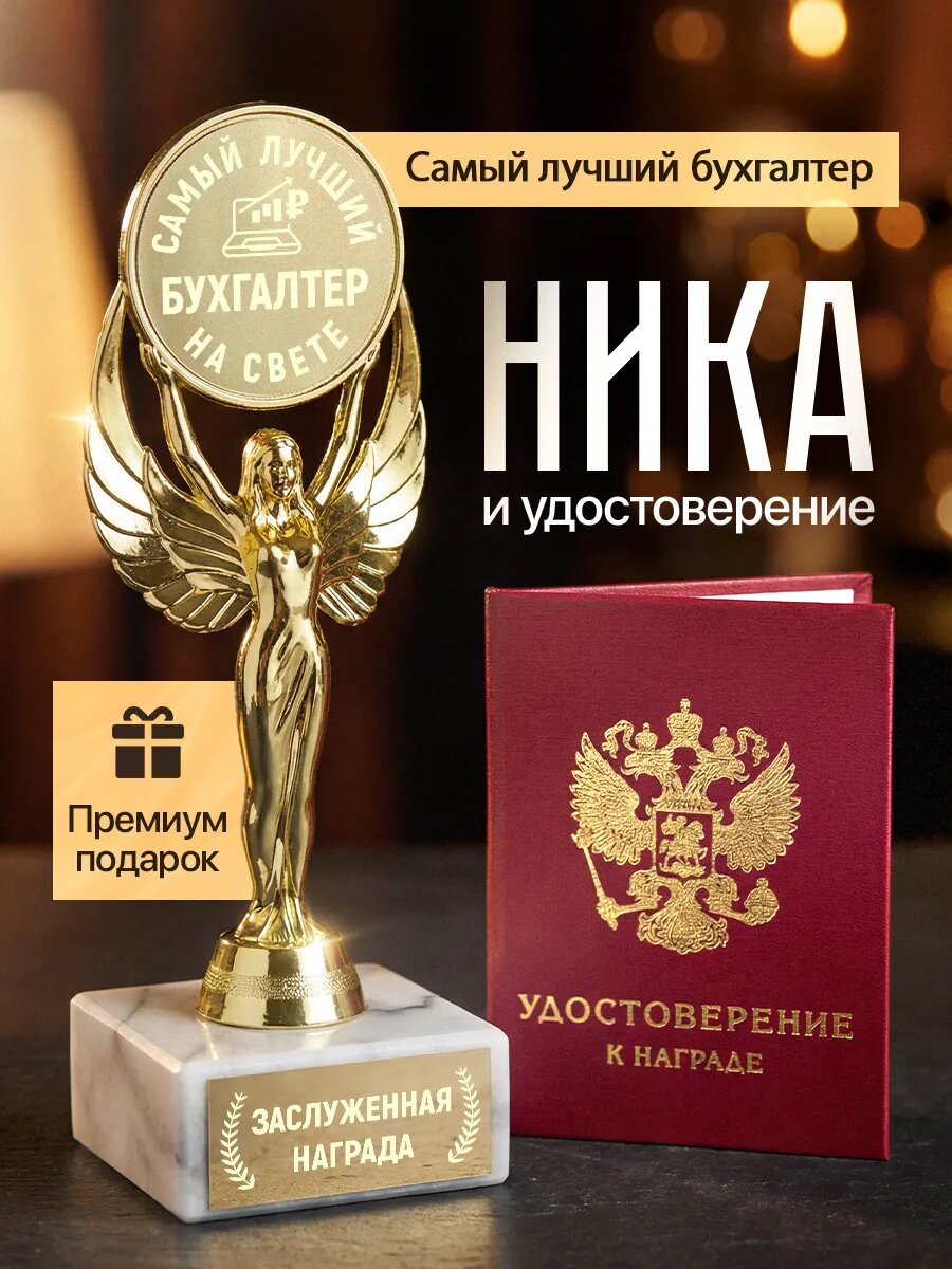 Подарок статуэтка для награждения Бухгалтеру