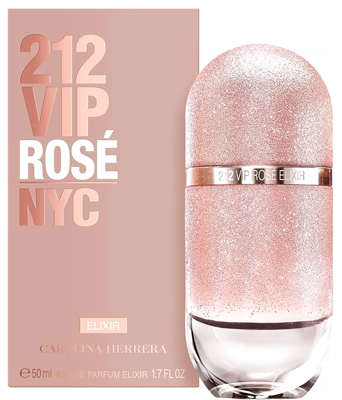 Каролина Херрера 212 Вип Роуз Эликсир для женщин 50 мл - парфюм Carolina Herrera с нотой Розы