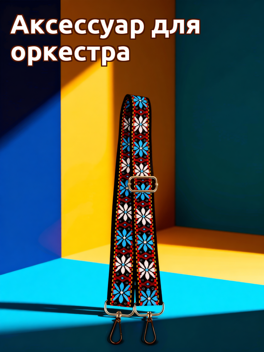 Регулируемый Ремень Для Банжо С Винтажным Дизайном Подходит Для Мужчин И Женщин Ширина 3 8 См Длина 130 См