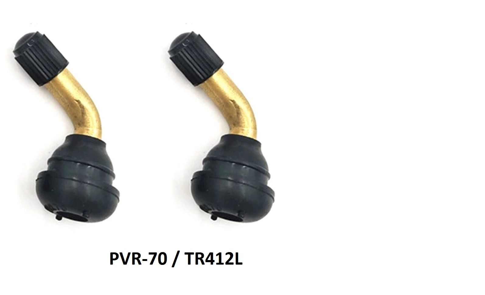 Вентиль для мотоколес TR-412L (PVR70) (комп 2 шт)
