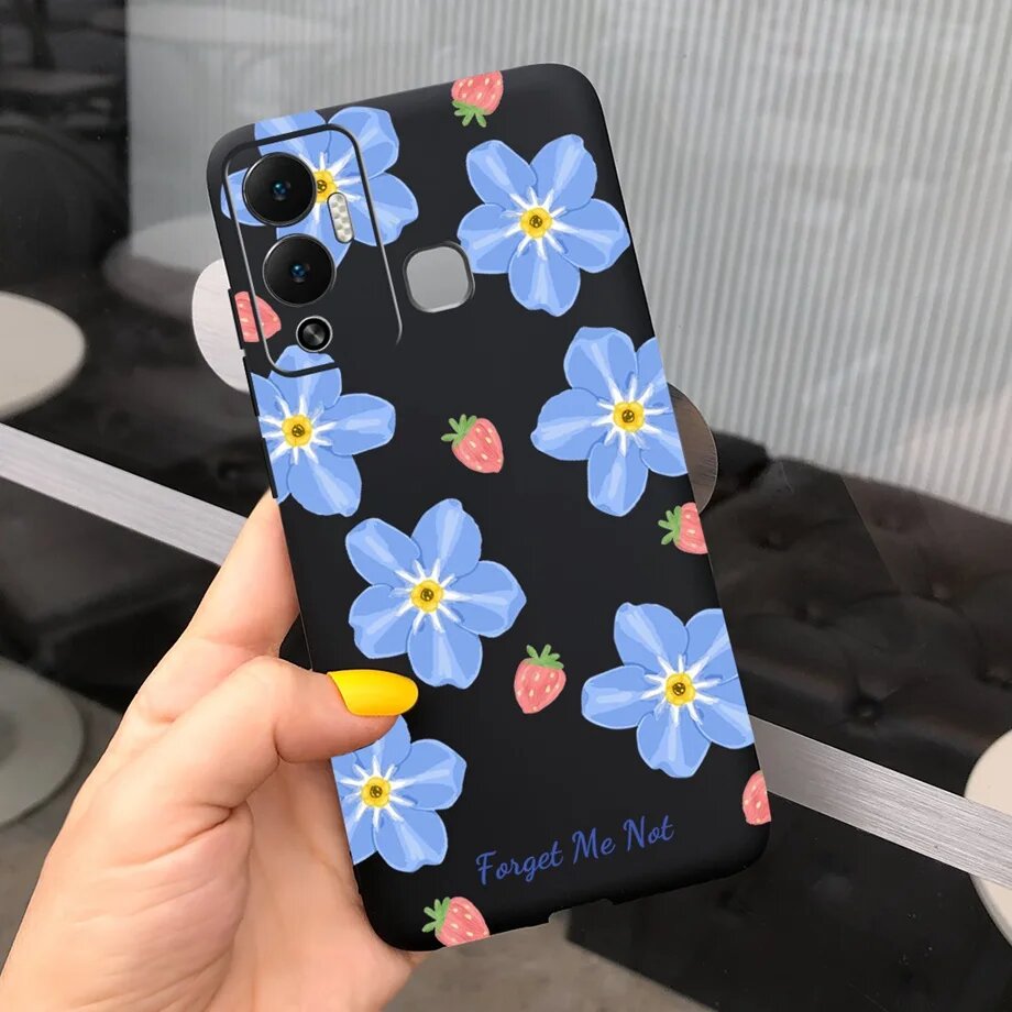 Чехол для Infinix Note 12 Pro NFC, чехол с цветами, женская модная задняя крышка, мягкий бампер из ТПУ на Infinix Note 12 G96 Hot 12 Play NFC