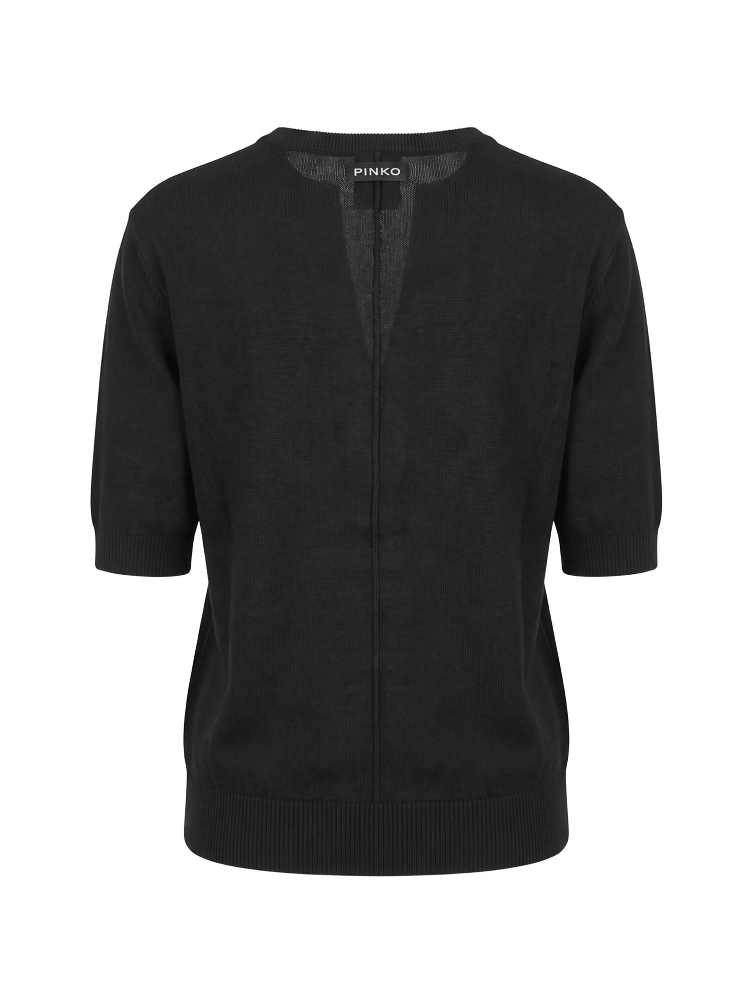 Свитер Pinko Short-sleeve wool sweater, размер 42, , черный — фото 1