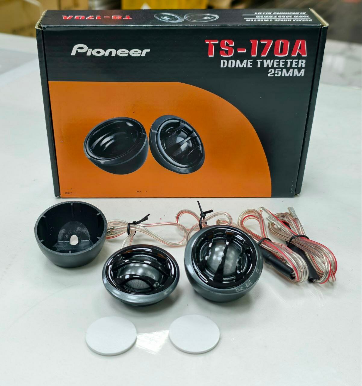 Автомобильные твитеры Pioneer TS-170A, 2 полосы, 1 дюйм, 91 дБ