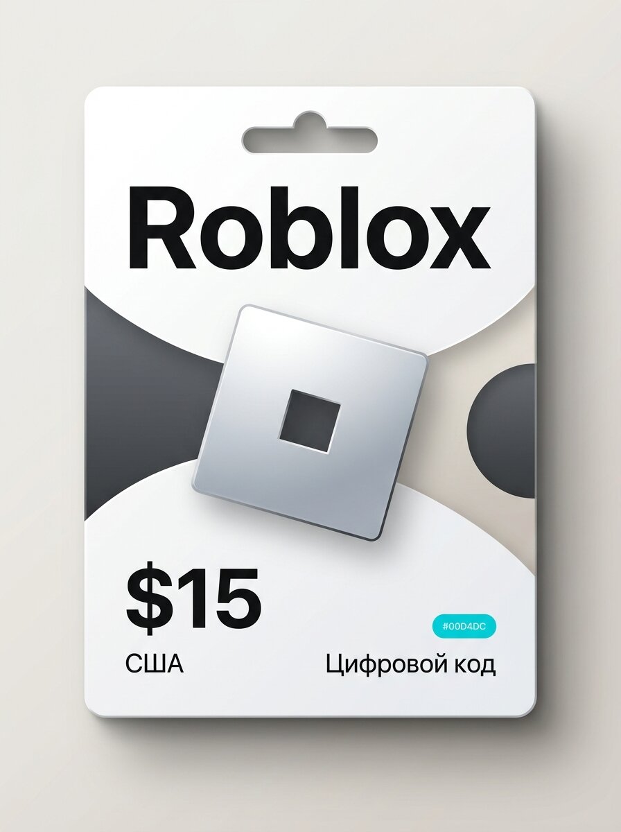 Подарочная карта Roblox $15 для Xbox One, электронный ключ, регион США