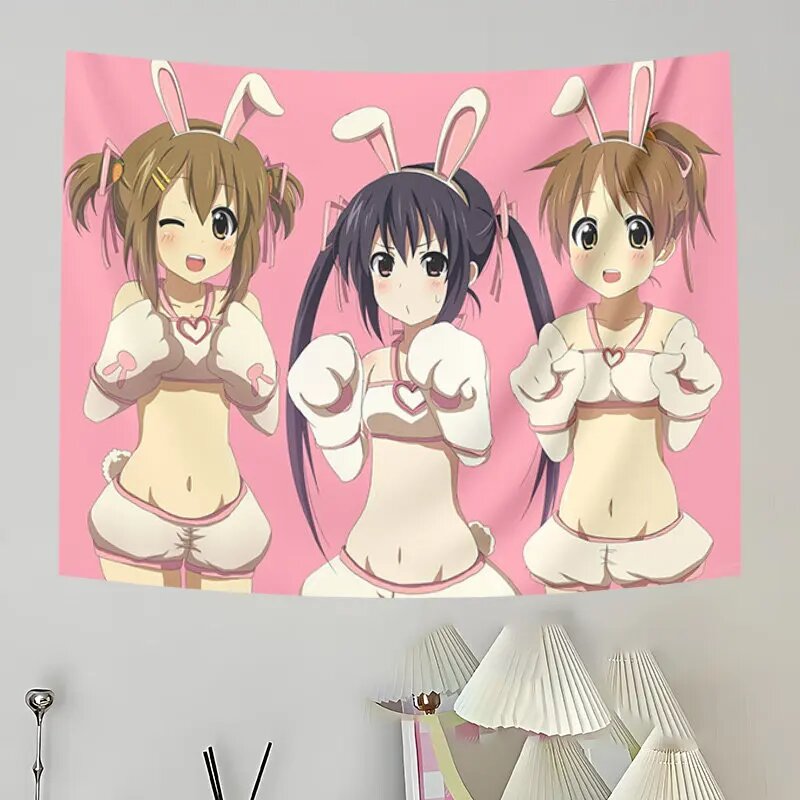 VIKAMA K-ON! гобелен с аниме-девушками 60X90CM(2X3FT, J BU-1