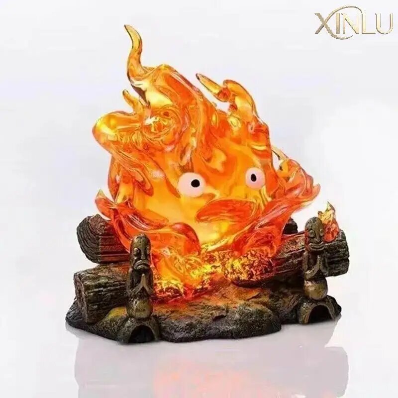 Набор фигурок Хаяо Миядзаки Howl's Moving Castle, Ходячий замок/Calcifer/Будет сиять
