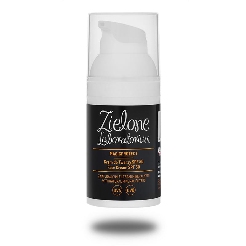 Средство солнцезащитное Zielone Laboratorium MagicProtect SPF 50 крем для лица с натуральными минеральными фильтрами SPF 50 30 мл