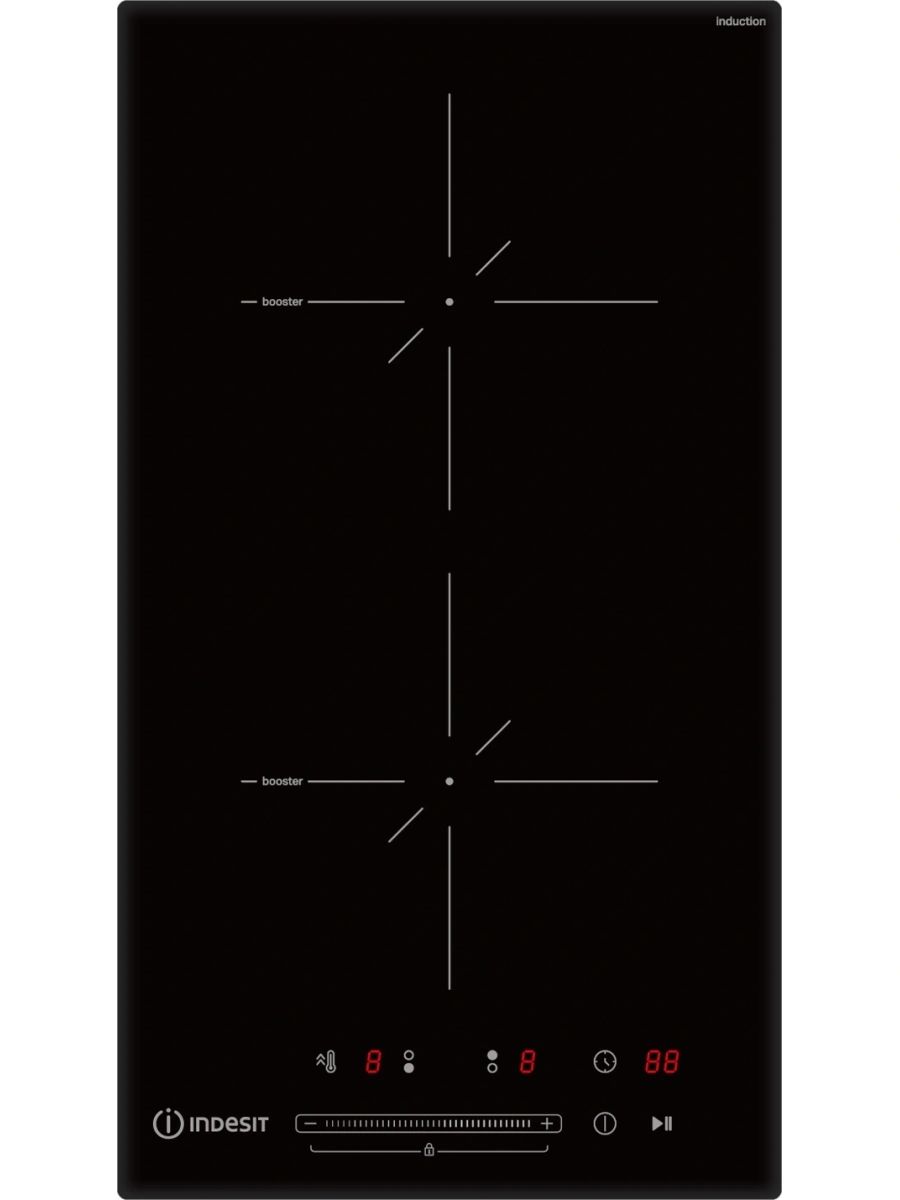 Варочная поверхность индукционная Indesit IS 40CQ30 NE черный