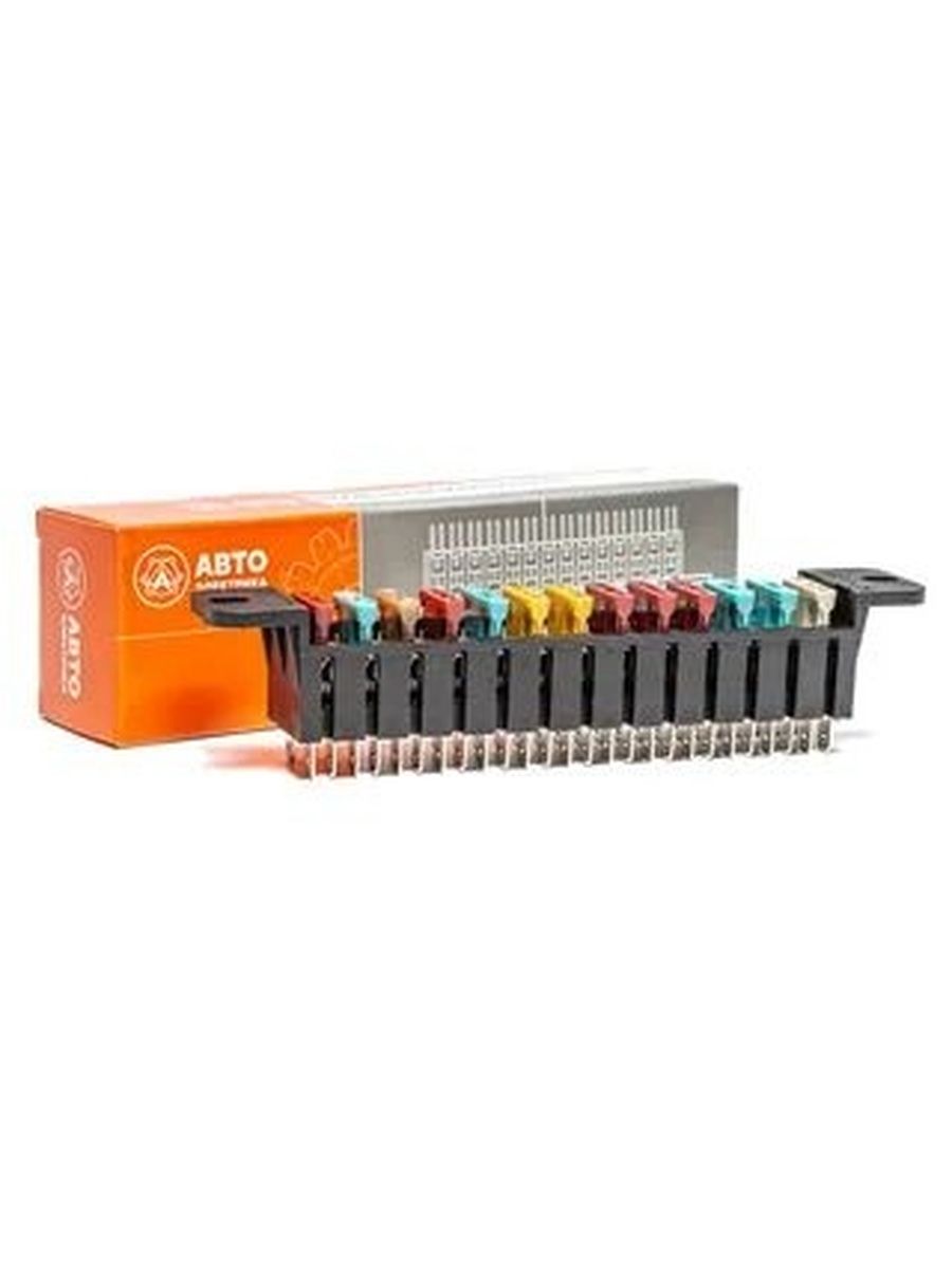 Блок предохранителей, ГАЗ 3110, ВАЗ, КамАЗ, медные контакты, 12/24 В; AVTOELECTRICA