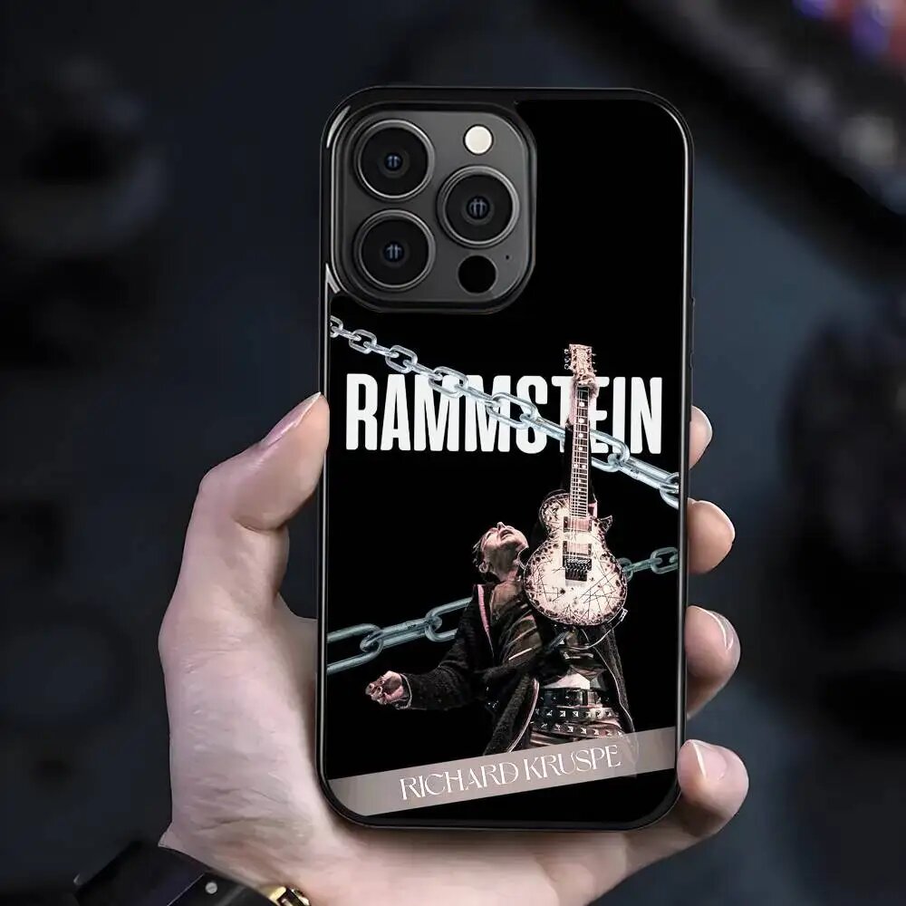 Чехол для телефона 94S Rock Band R-Rammstein для iPhone 17 Air 16 15 14 Pro Max iPhone 12 Pro Max