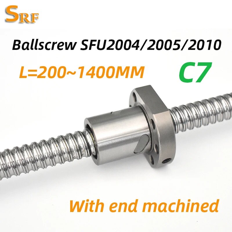 Шариковый винт C7 SFU2004/2005/2010 300~1400 мм 500mm, SFU2005