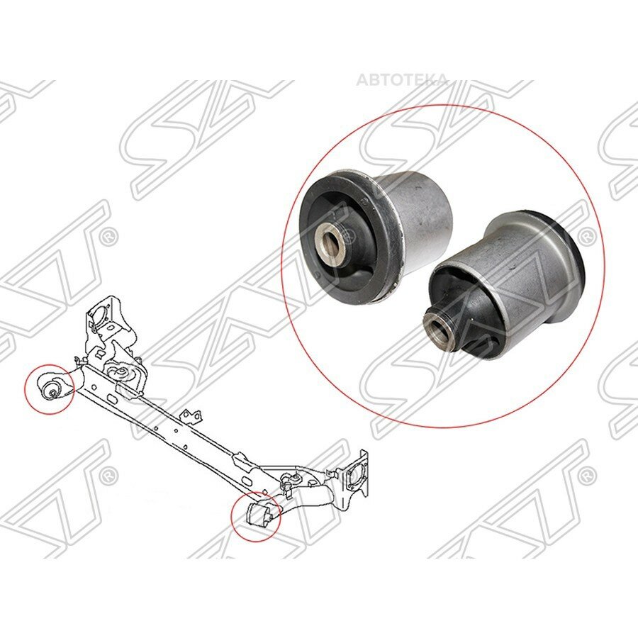 Сайлентблок задней балки NISSAN JUKE 10- SAT ST555011KK0A