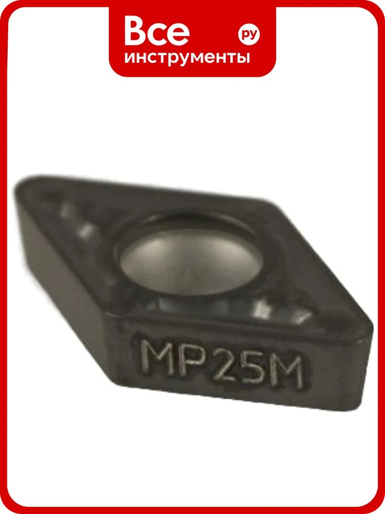 Пластина сменная ромбическая DCMT 070208-MV MP25M Русский Инструмент ri.361.52