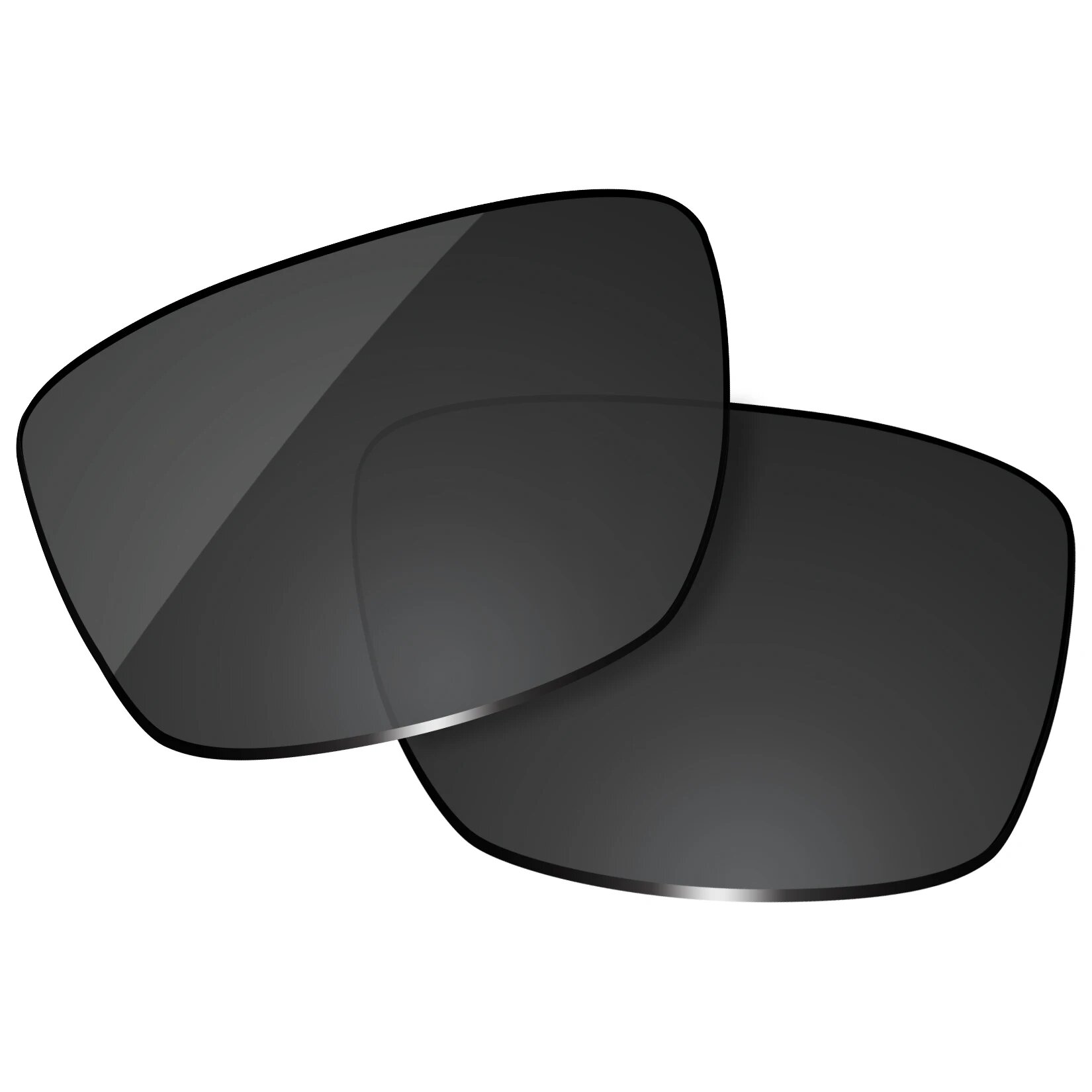 Поляризованные линзы OOWLIT для очков Arnette Deep Ellum Black, Черный