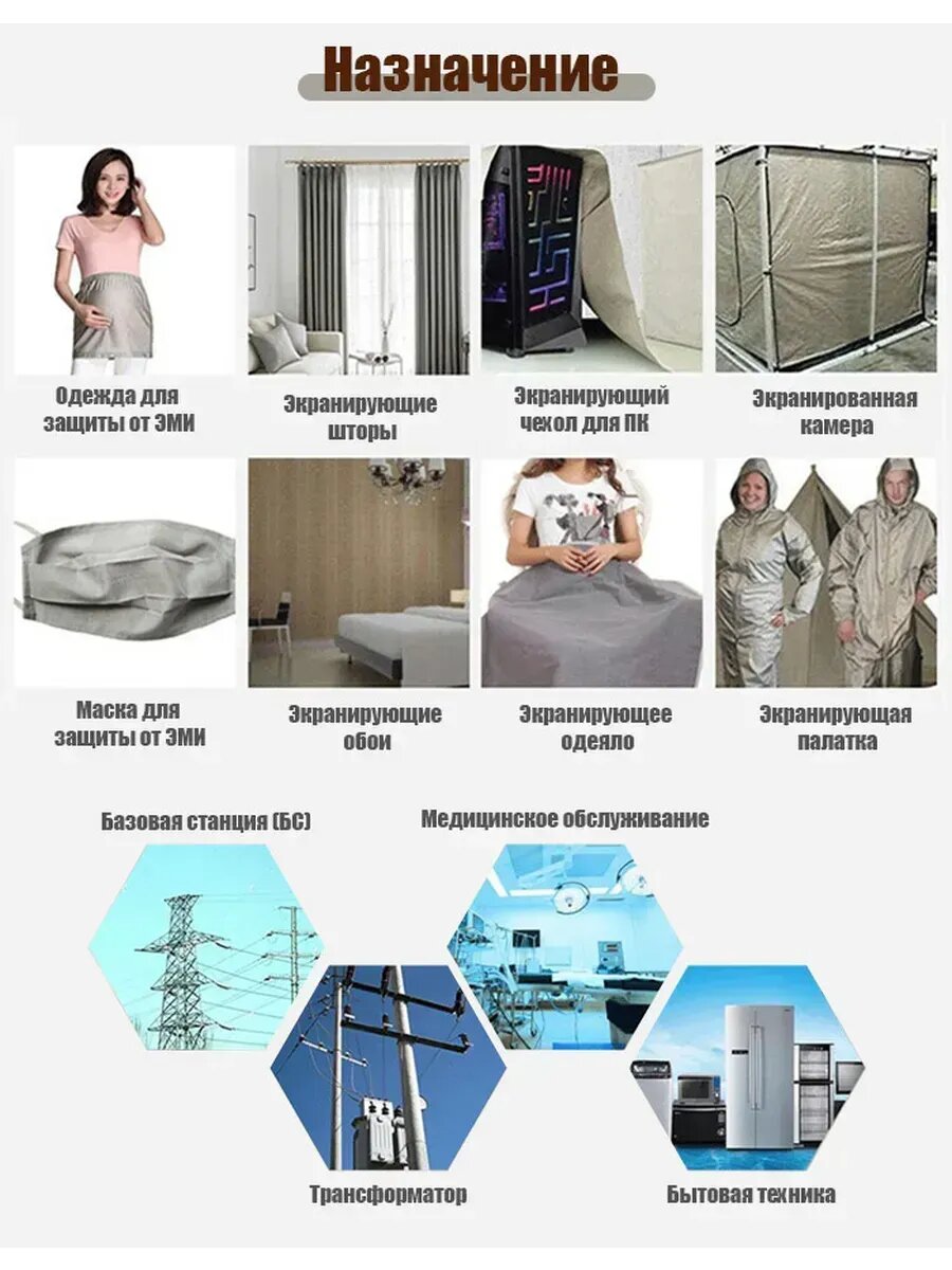 Ткань для экранирования RFID — фото 1