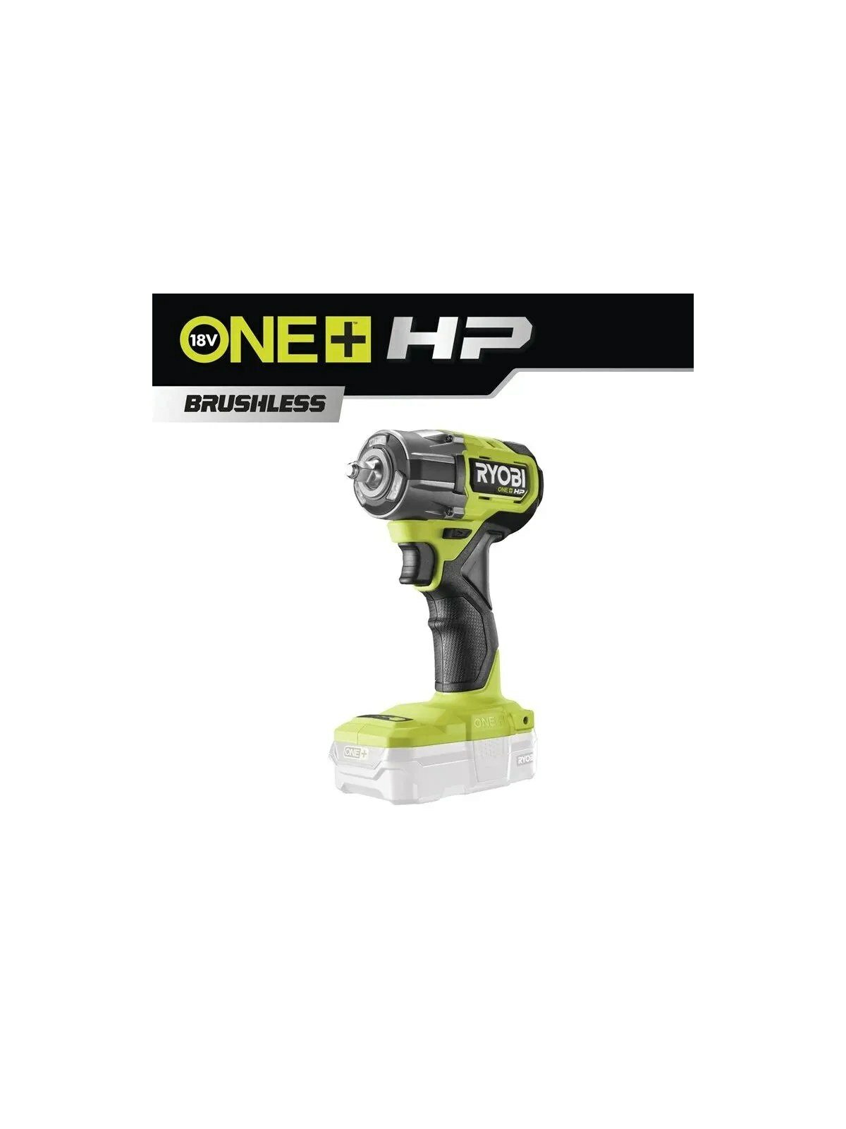 Аккумуляторная Бесщеточная дрель Ryobi RIW1838C-0 ONE+ HP, 18 В, 300 Нм, 2800 об/мин, без акк и з/у, арт. 5133005925