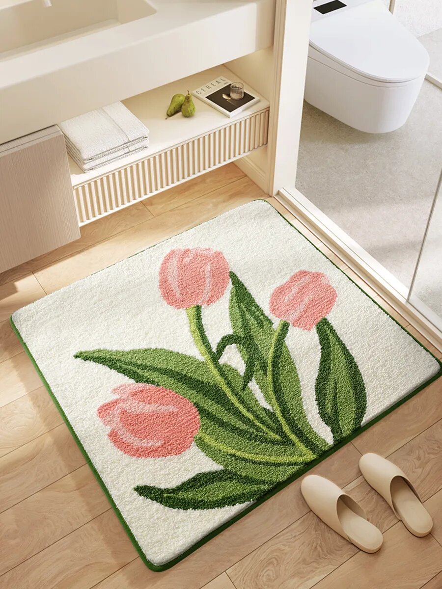Коврик для ванной комнаты 60х60 Botanica