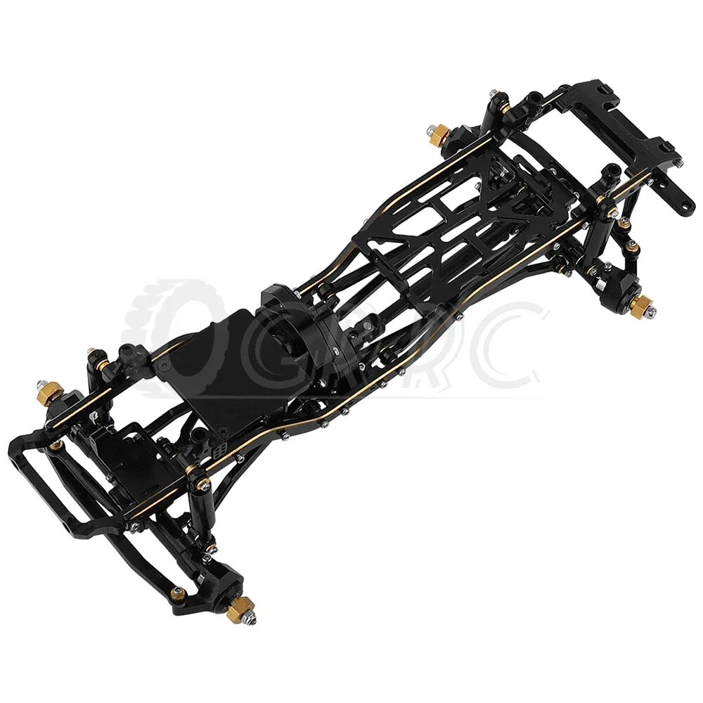Рама Axial SCX24 черная металлическая