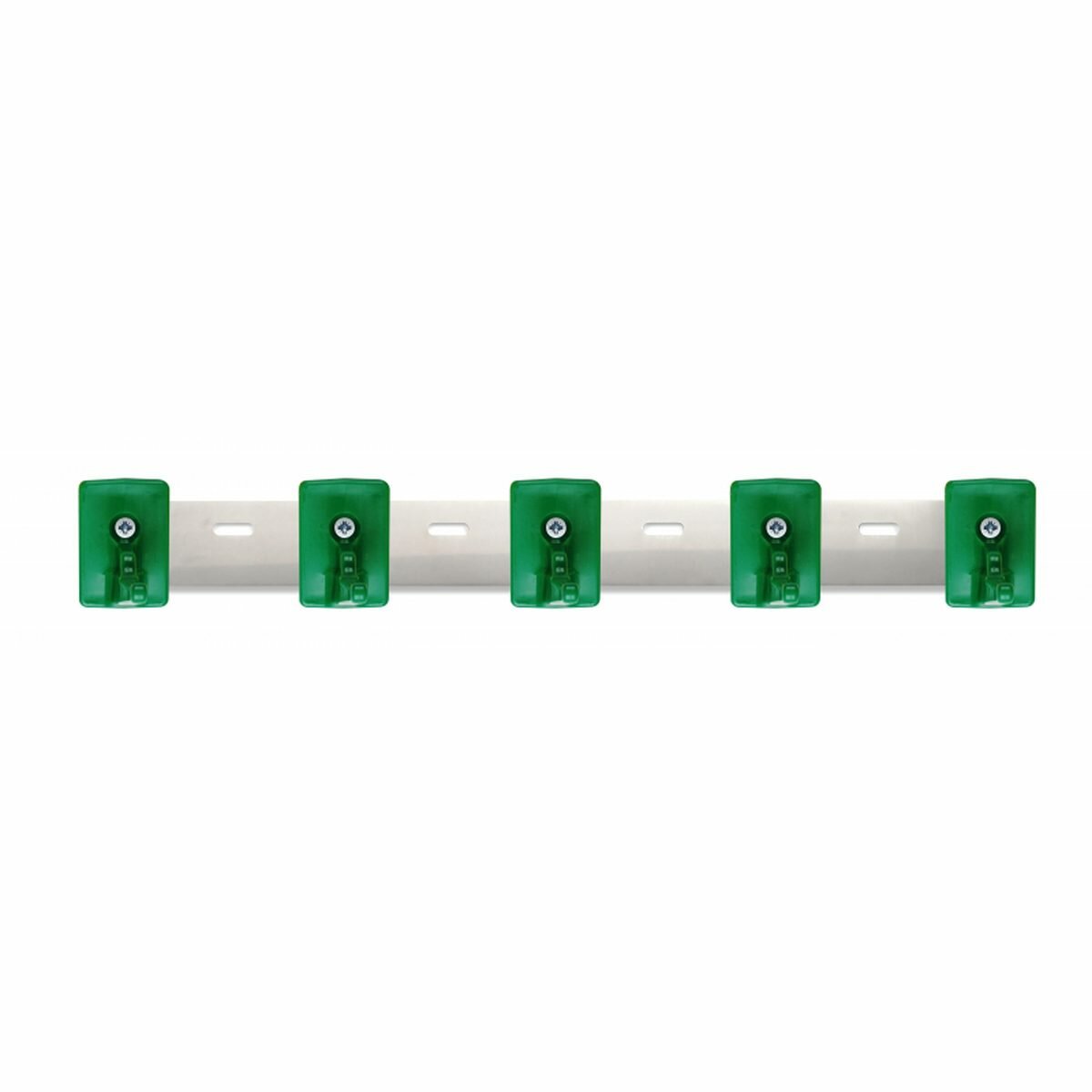 Держатель настенный Haccper Control Point полипропилен/нержавеющая сталь зеленый (длина 352мм)