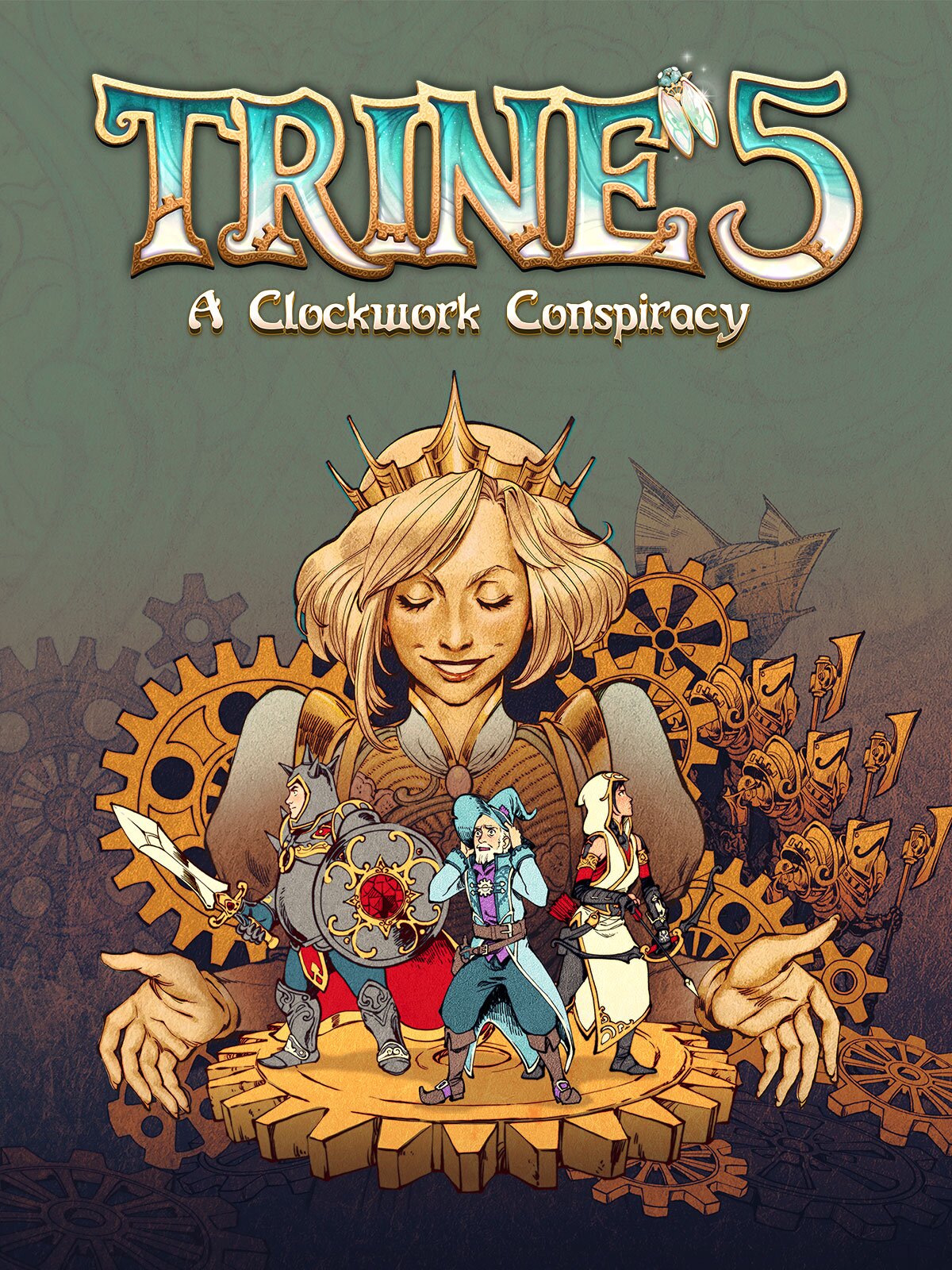 Игра Trine 5: A Clockwork Conspiracy, ключ активации Steam, PC, THQ Nordic