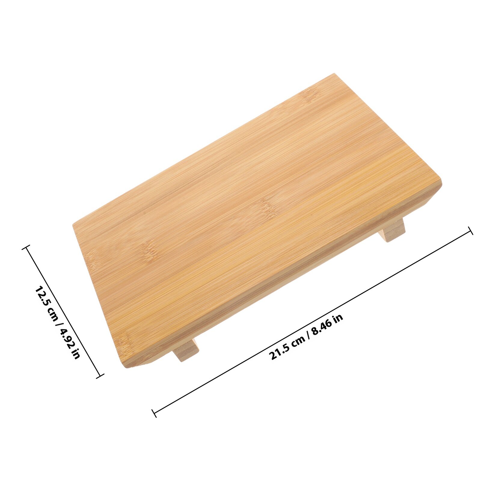 Поднос Для Суши Из Бамбука Прочный И Practical 21.50X12.00X3.00Cm