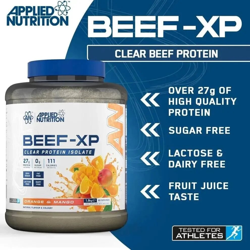 Applied Nutrition BEEF-XP 1800 гр говяжий протеин апельсин манго