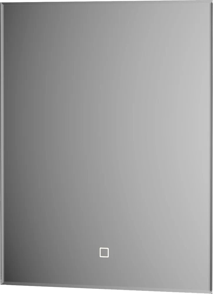 Зеркало Defesto Glow DF 2511S 40х50 со светодиодной подсветкой, 40 см, с сенсорным управлением, пластиковое, зеркало настенное в ванную
