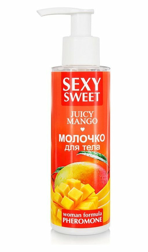 Молочко для тела Сочный манго Биоритм 150 мл водная основа с ароматом манго для женской гигиены