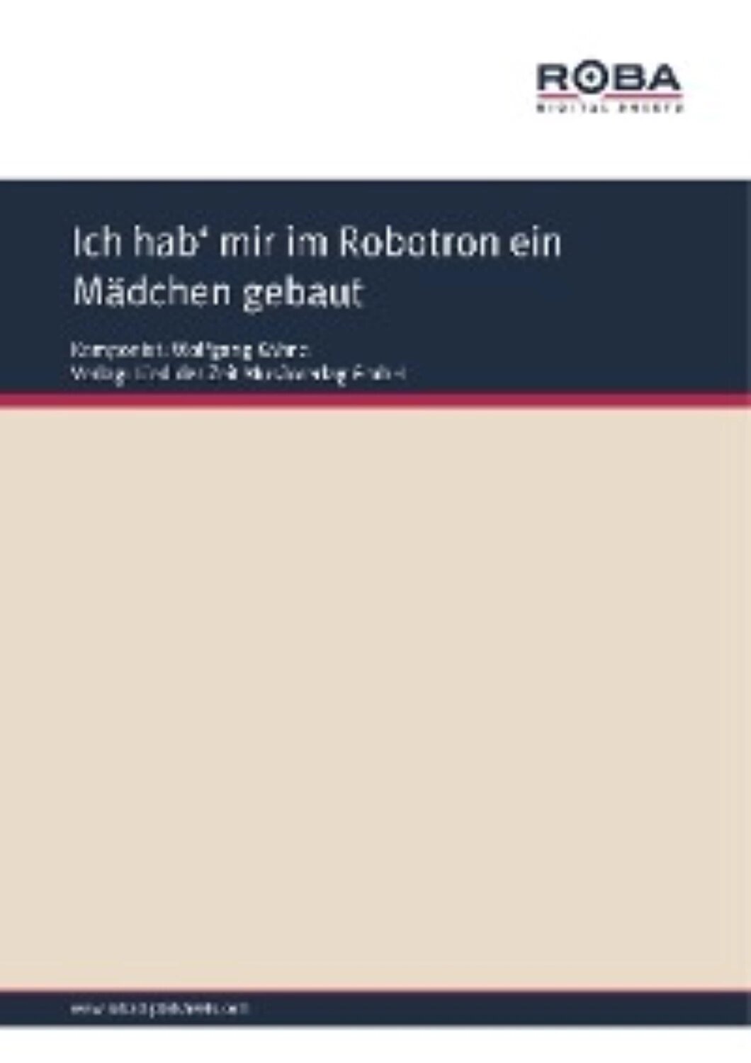 Ich hab' mir im Robotron ein Mädchen gebaut [Цифровая книга]