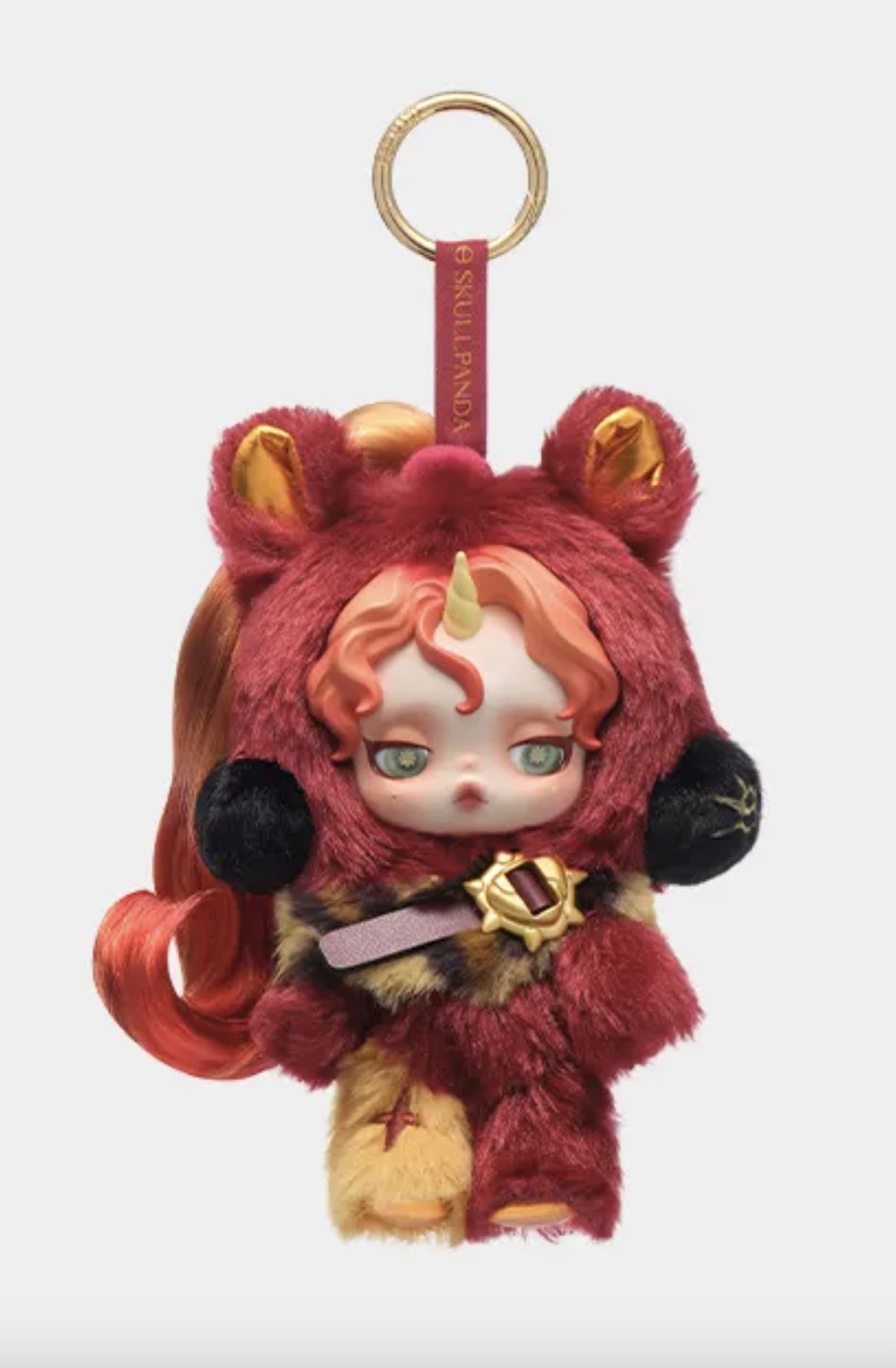 POP MART - SKULLPANDA My Little Pony Series Plush Doll Pendant, Sunset Shimmer(Secret Edition), Подарки, украшения комнат, 1 шт