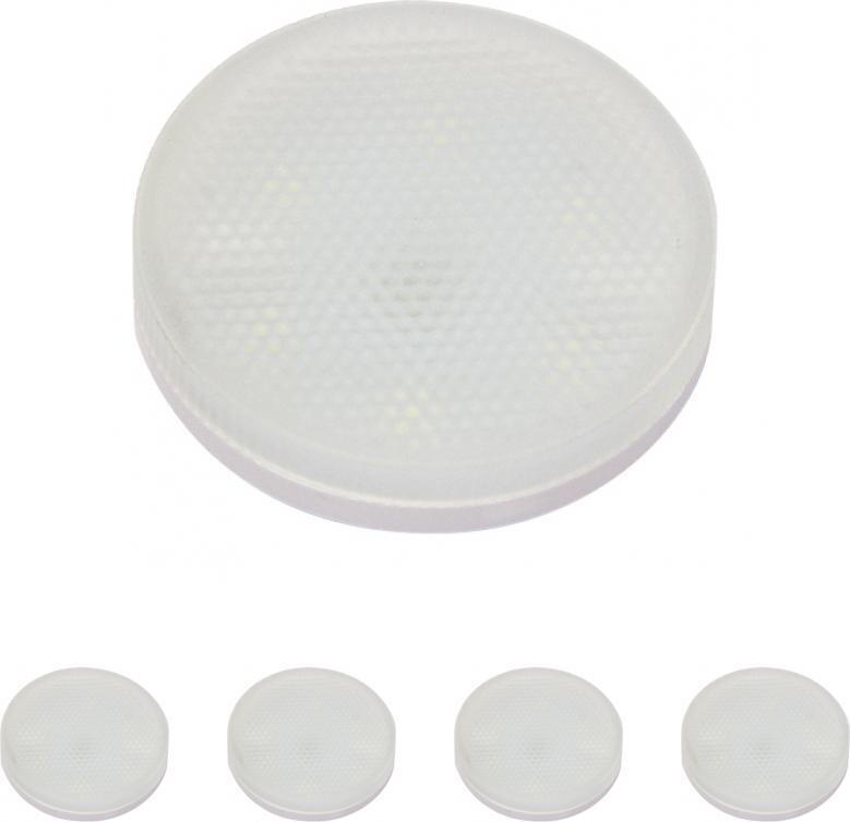Светодиодная лампа JazzWay PLED ECO Frost 2851987 6W эквивалент 60W 3000K 460Лм GX53 таблетка (комплект из 4 шт)