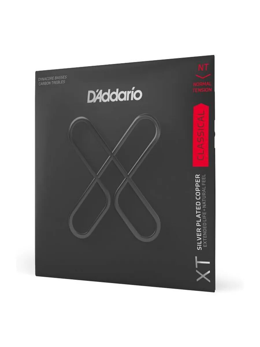 D'ADDARIO XTC45FF Струны для классической гитары, голоса Carbon, басы Dynacore, натяжение Medium
