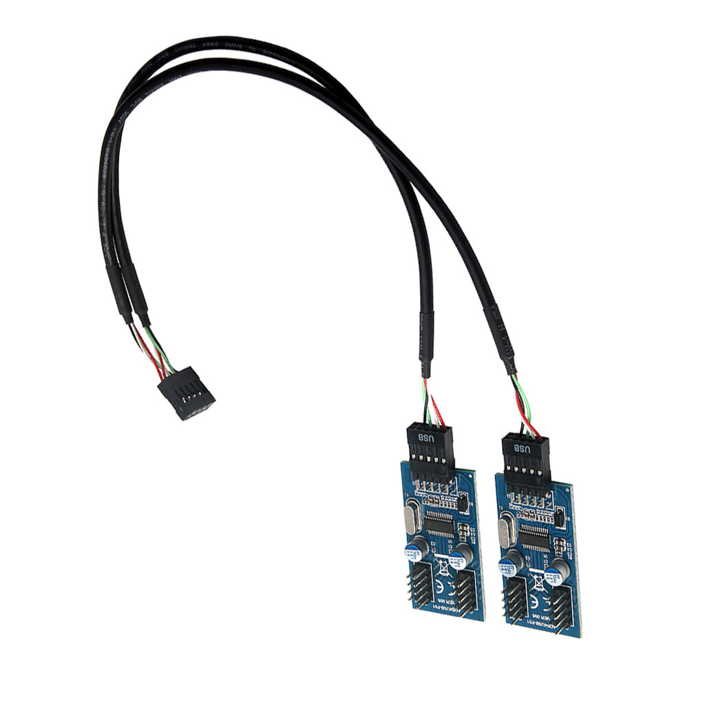 USB 2.0 9-контактный разветвитель для кабеля-удлинителя (1-4 шт.)