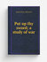 Put up thy sword; a study of war | James Henry MacLaren | Репринт