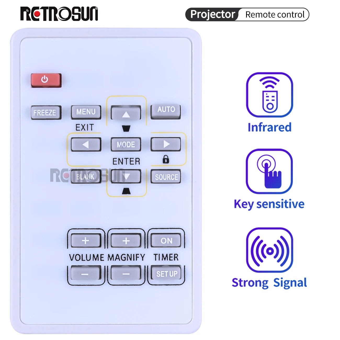 Новый пульт дистанционного управления для проектора Mitsubishi ES200U EW230U-ST EW270U EW330U EW331U-ST EX321U-ST EW320U EX320-ST