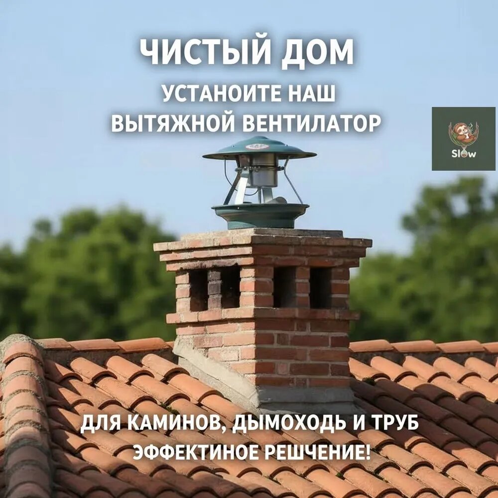 Дымосос для дымохода и камина, Автоматический удалитель дыма, Тягодутьевая машина, Усилитель тяги, Для печи, бани, гаража (220В)