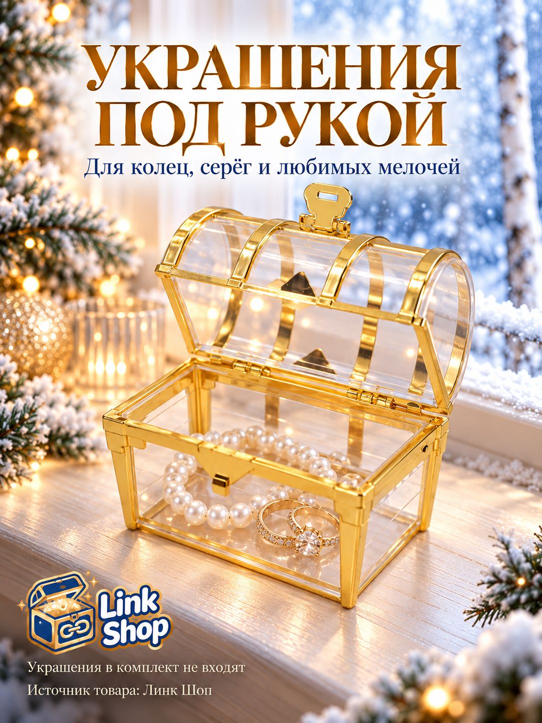 Шкатулка, 1 шт