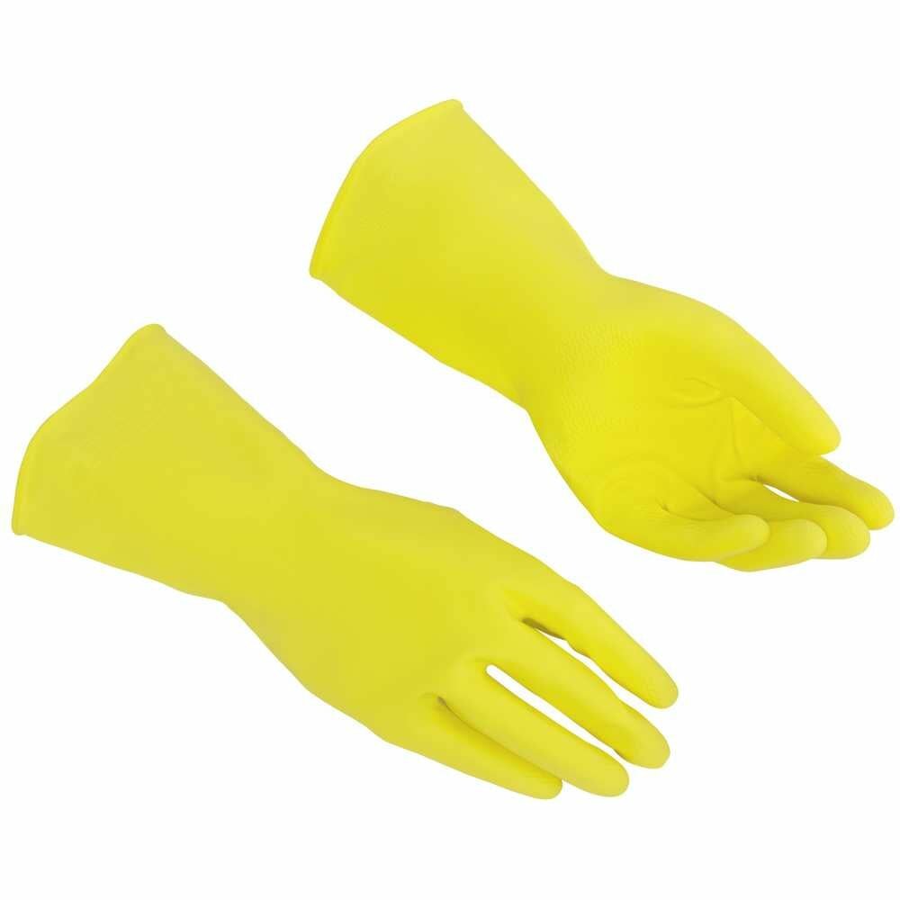 Перчатки резиновые многоцелевые Vileda Professional M, желтый 7337
