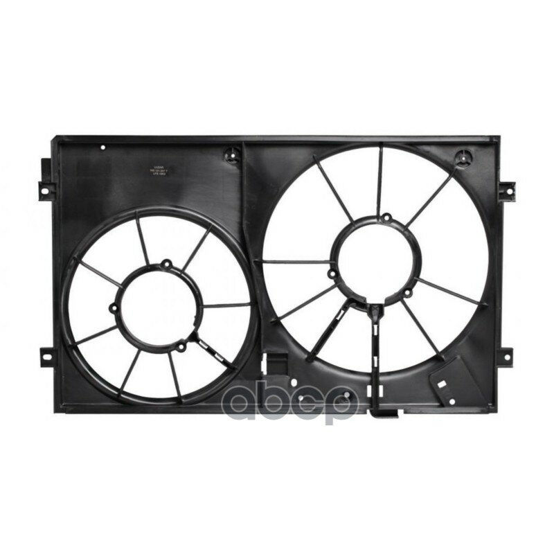 Кожух э/вентиляторов для а/м Skoda Octavia A5 (04-)/VW Golf V (03-) (тип Brose) (LFS 18K2) LUZAR арт. lfs-18k2